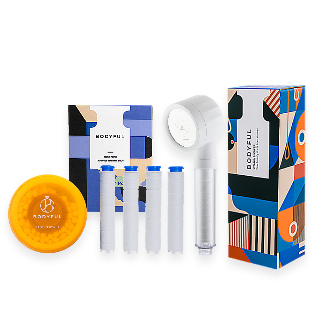 Cloud Vitamin Shower Set - High-Pressure Shower Head with Vitamin C